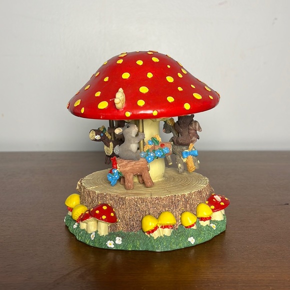 Fitz and Floyd | Accents | Teeny Tiny Tails Mushroom Carousel | Poshmark